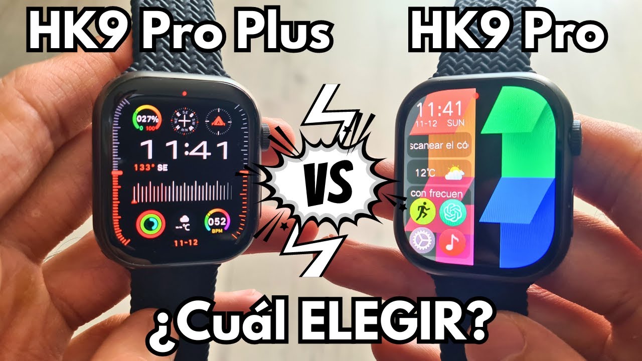 💥 HK9 Pro plus vs HK9 Pro gen 2 ¿Qué Smartwatch es MEJOR? Comparativa ...