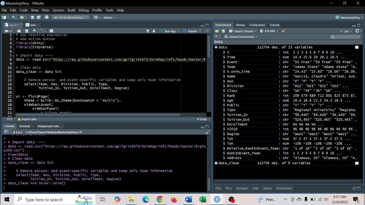 Mastering Shiny Ch12 Apply7 - YouTube