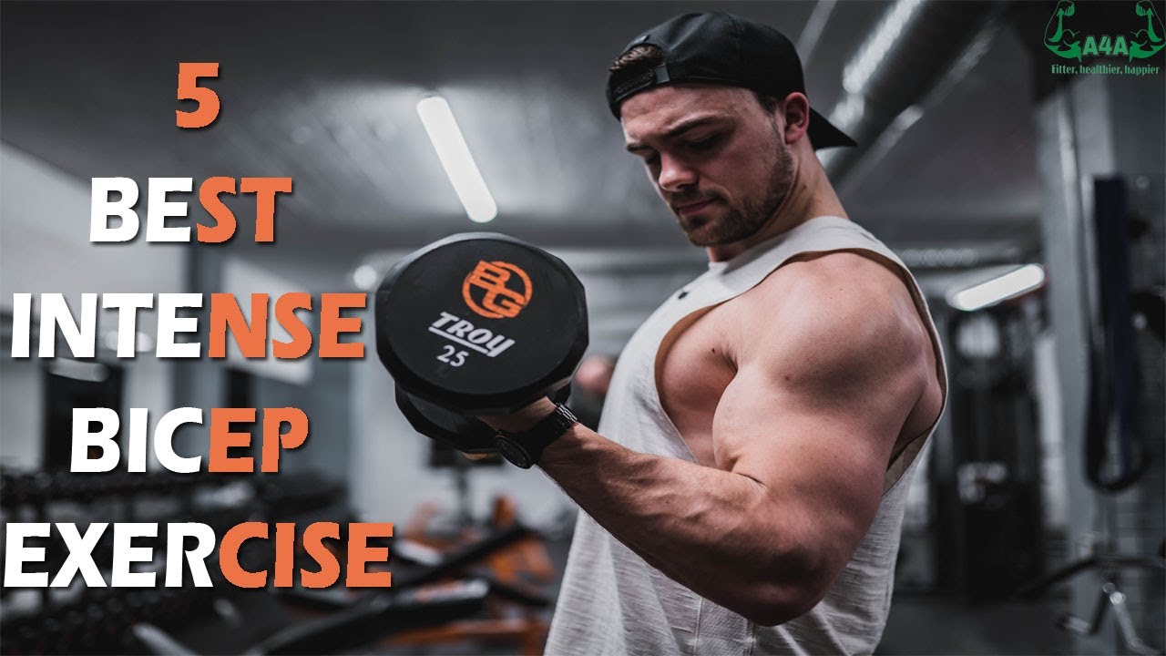 5 Best Bicep Exercise Intense Bicep Workout Youtube
