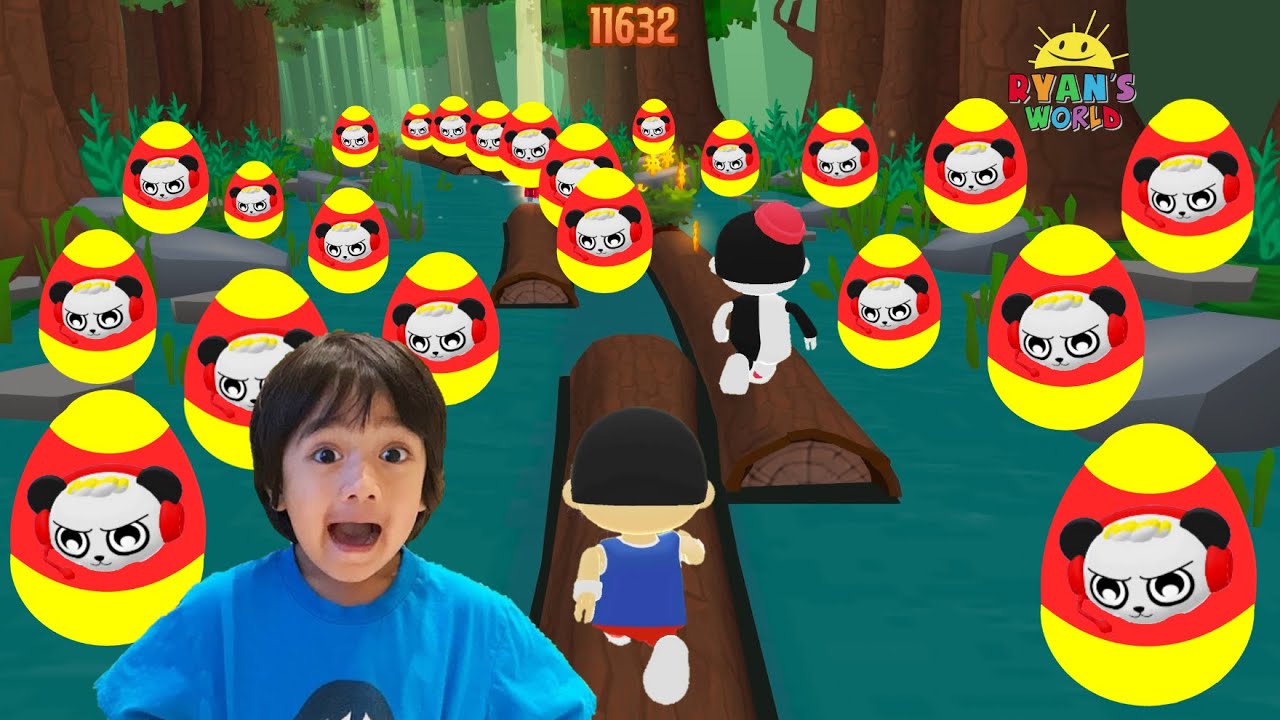 Tag with Ryan PIZZA EGG - Orange SUV with Ryan The Clown vs Track Star ...