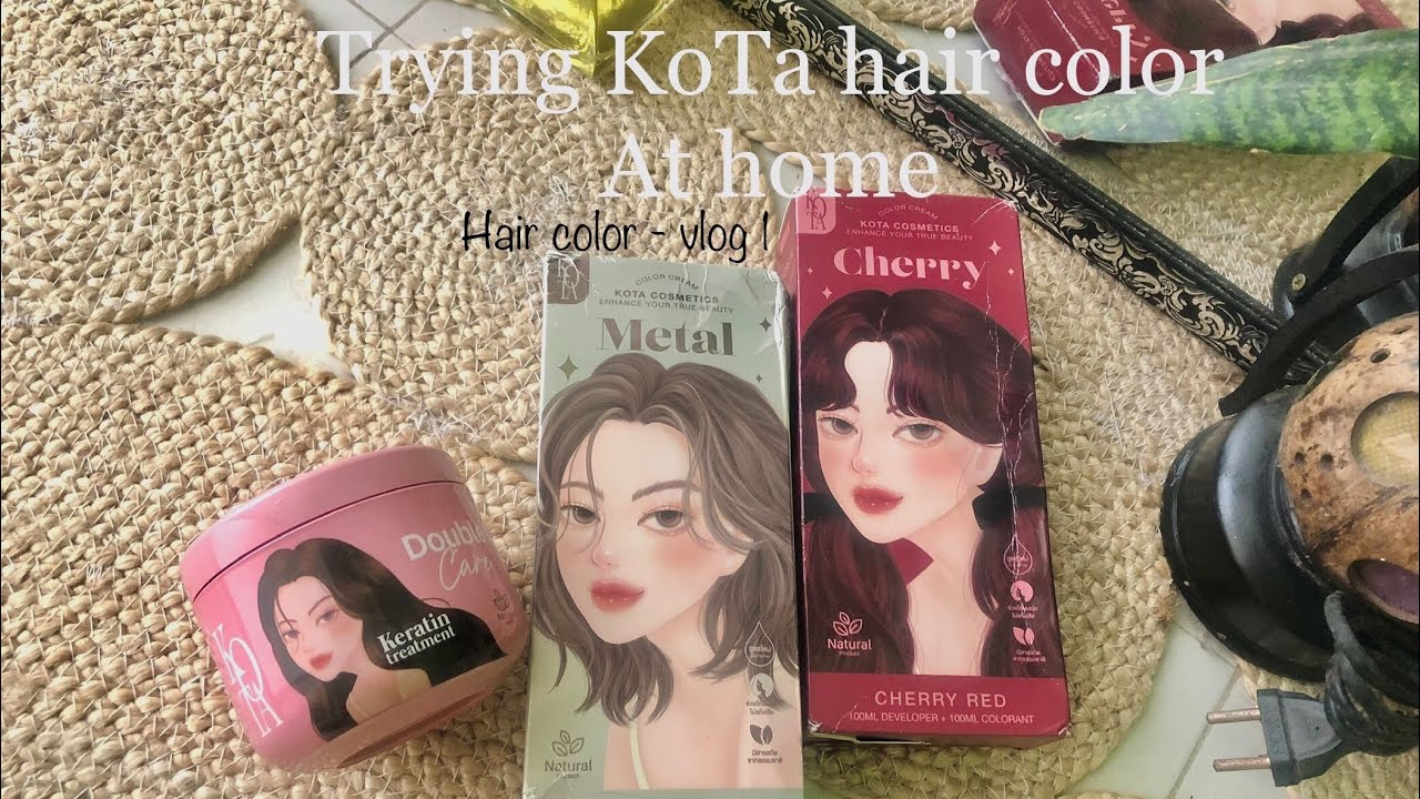 Trying KoTa Hair Color At home / hair color vlog - 1 /farhana’s vlog ...
