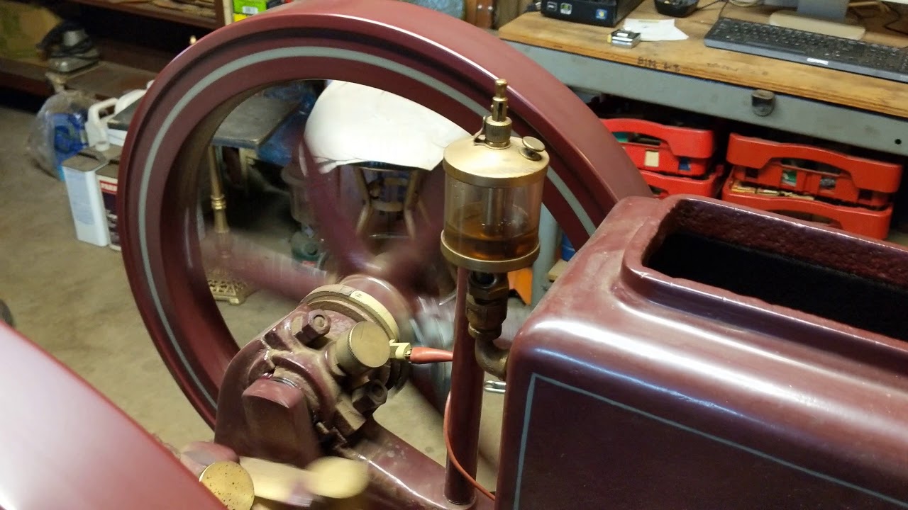 2 HP McVicker Engine - YouTube