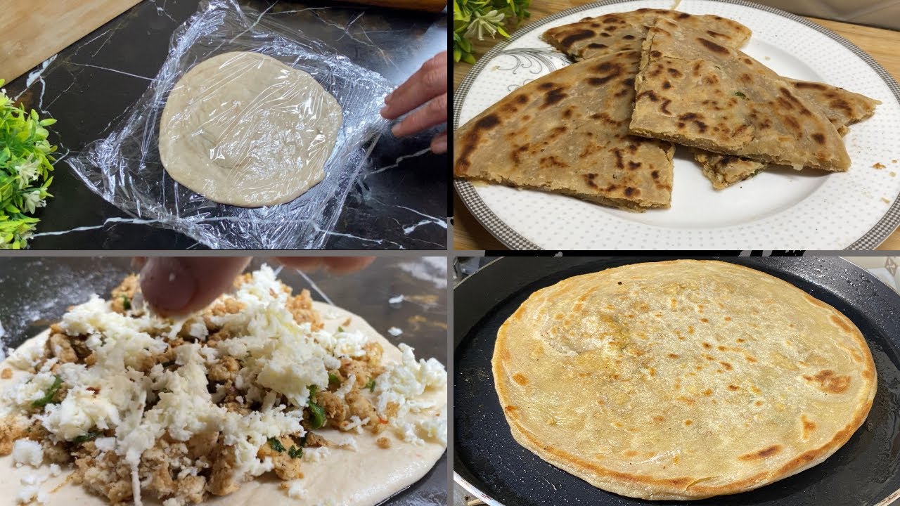 Ramadan Special Chicken Cheese Paratha|Make And Freeze Lucha Paratha ...