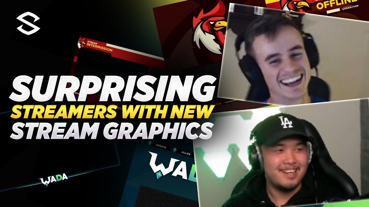 SURPRISING SMALL STREAMERS WITH FULL STREAM GRAPHICS! - YouTube