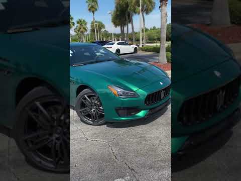 Emerald Green Maserati Quattroporte Paint Worth $17,000? #shorts - YouTube