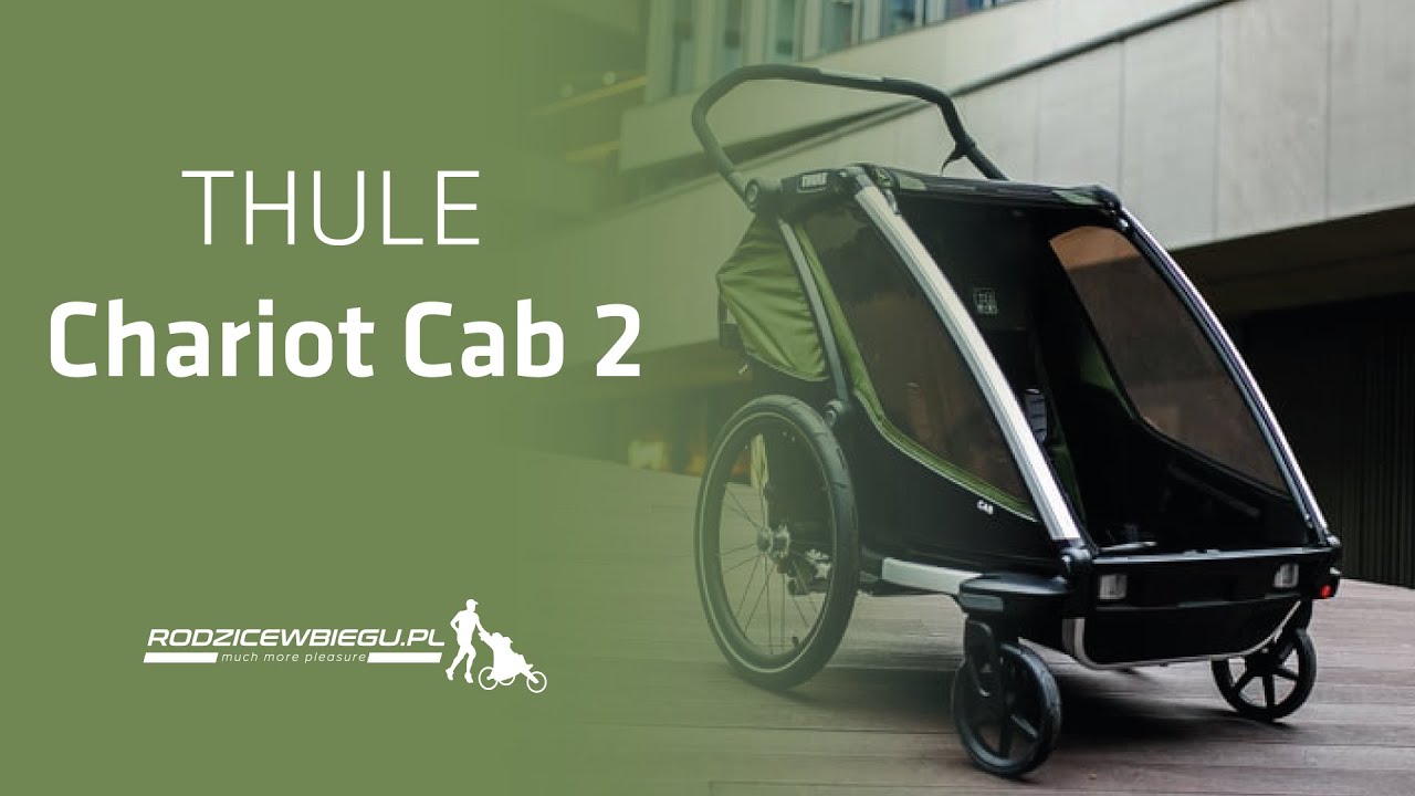 Thule Chariot Cab 2 / Cypress Green-Black / model 2021 | przyczepka ...