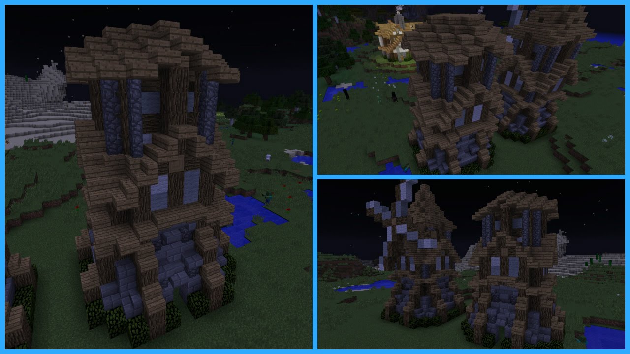 Minecraft Building Tutorial: Medieval Farm silo (Part 2) - YouTube