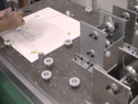 Parallel two Cable-driven Pantograph - YouTube
