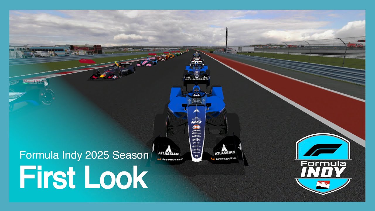 The First Look on Formula Indy 2025 Carset - YouTube