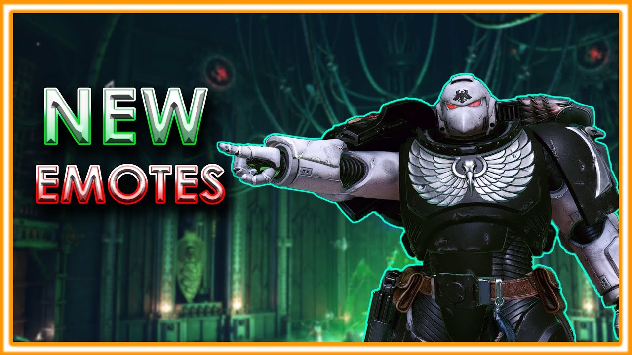 ALL NEW emotes & chants with ALL MARINES (Chaos & Imperials) - W40K ...