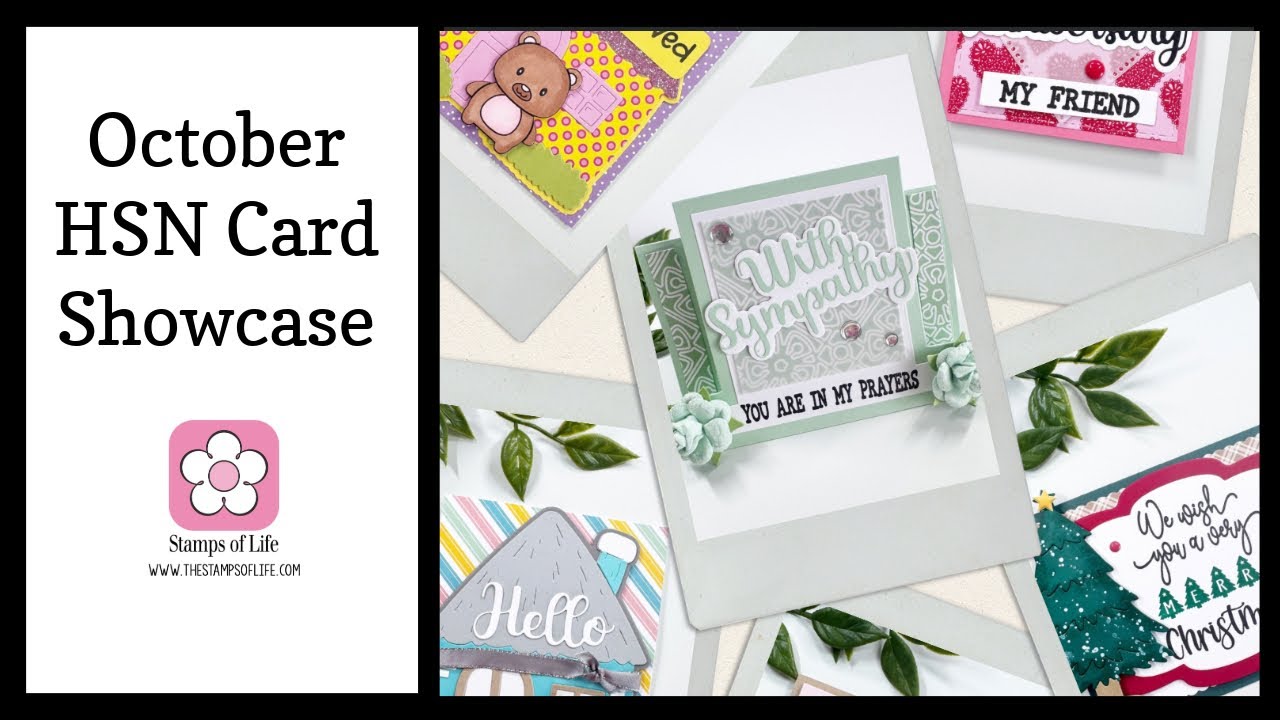 The Stamps Of Life October HSN Card Showcase - YouTube