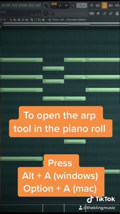 The Easiest Way to create an Arp in FL Studio - YouTube