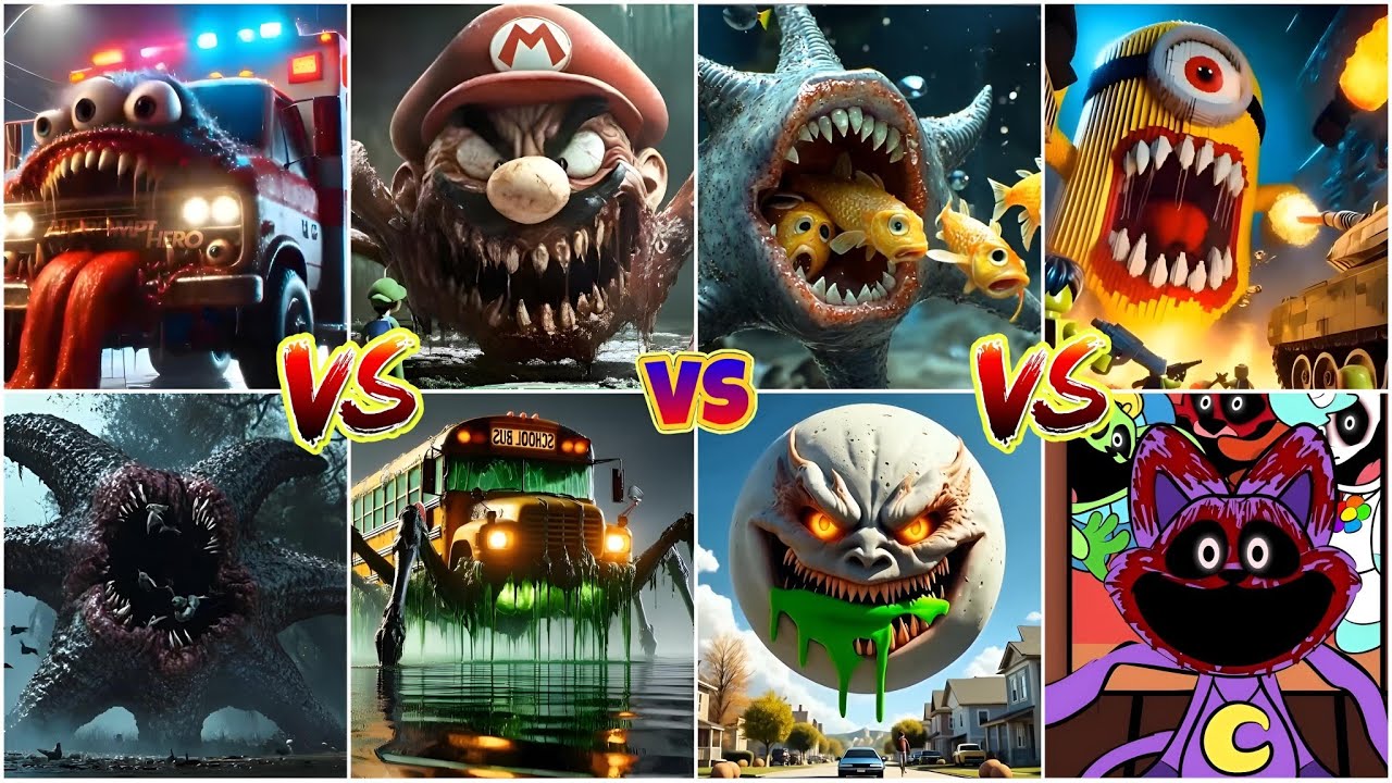 8 Monsters EXE Challenge - Spinning Wheel 72 - YouTube