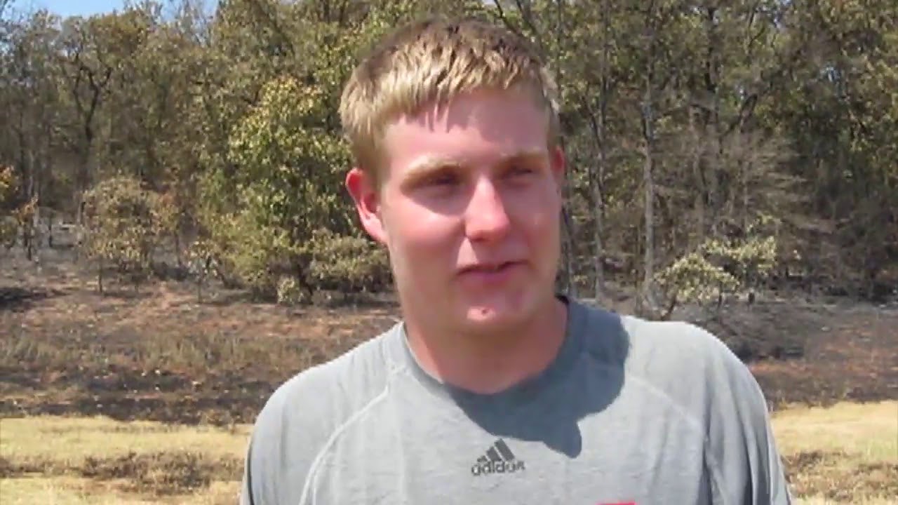 Oklahoma wildfires: On charred practice field, Luther gets back to football