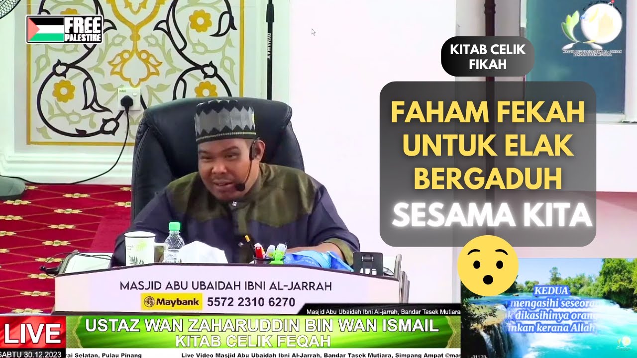 USTAZ WAN ZAHARUDDIN | KULIAH MAGHRIB | 30/DISEMBER/2023 | MAUIAJ2023 ...