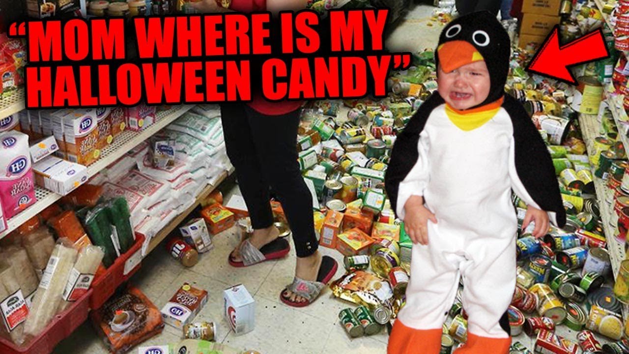 Top 5 Funniest Kid HALLOWEEN TANTRUMS Caught On Camera! - YouTube