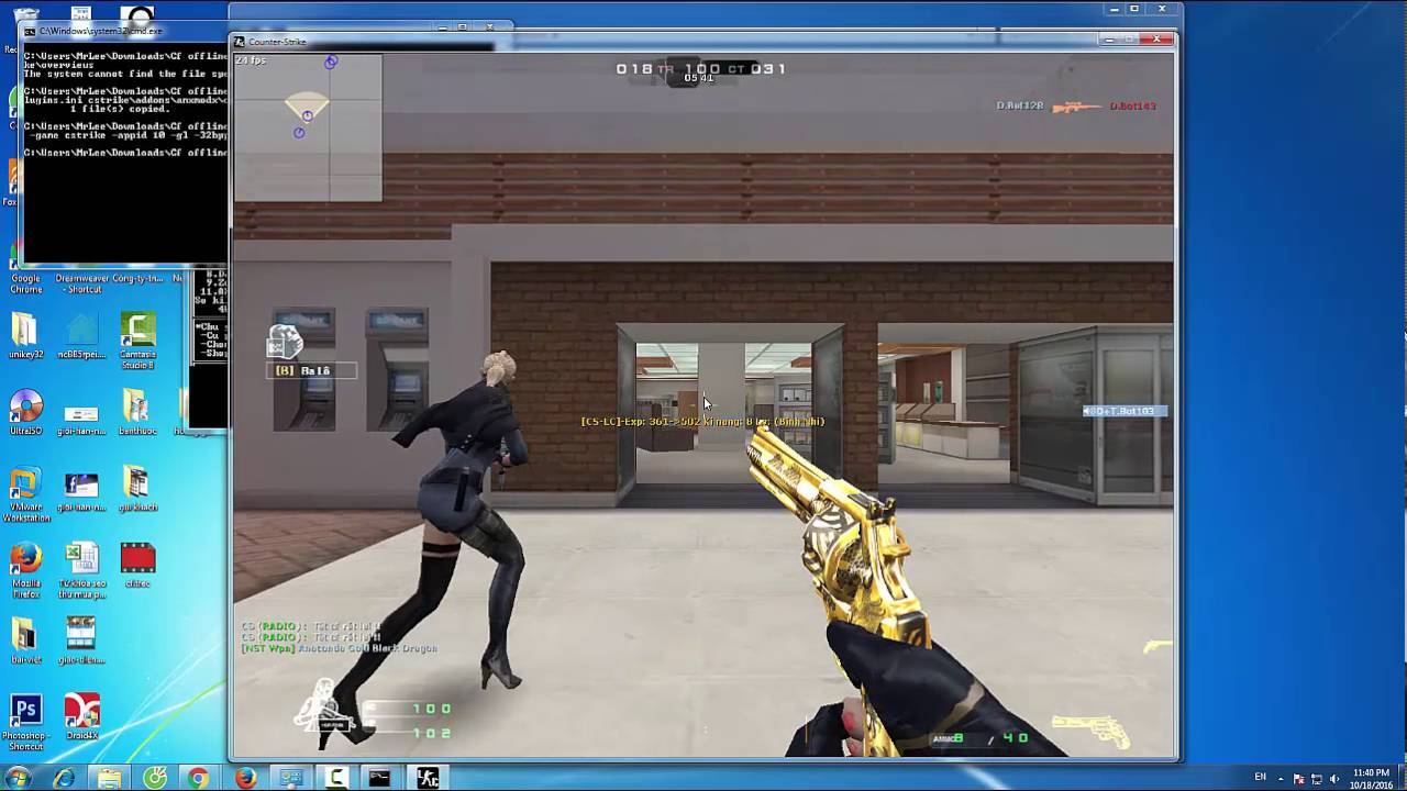 Hướng dẫn đăng nhập và chơi CF Offline 2016 - YouTube