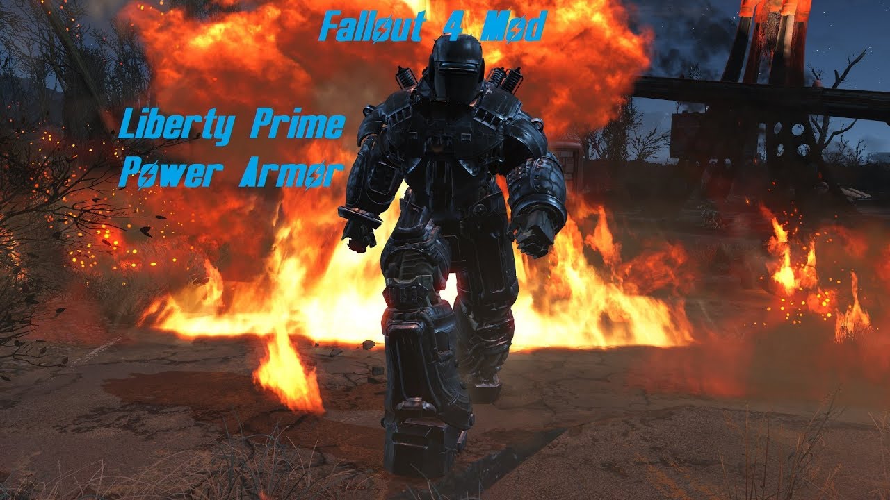 Fallout 4 Liberty Prime Power Armor Mod - YouTube