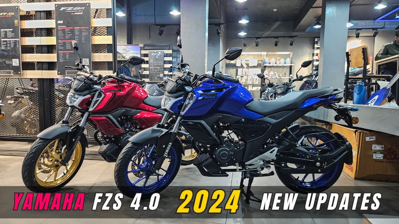 2024 Yamaha FZS 4.0 New colors, Price and Features | Detail Walkaround ...