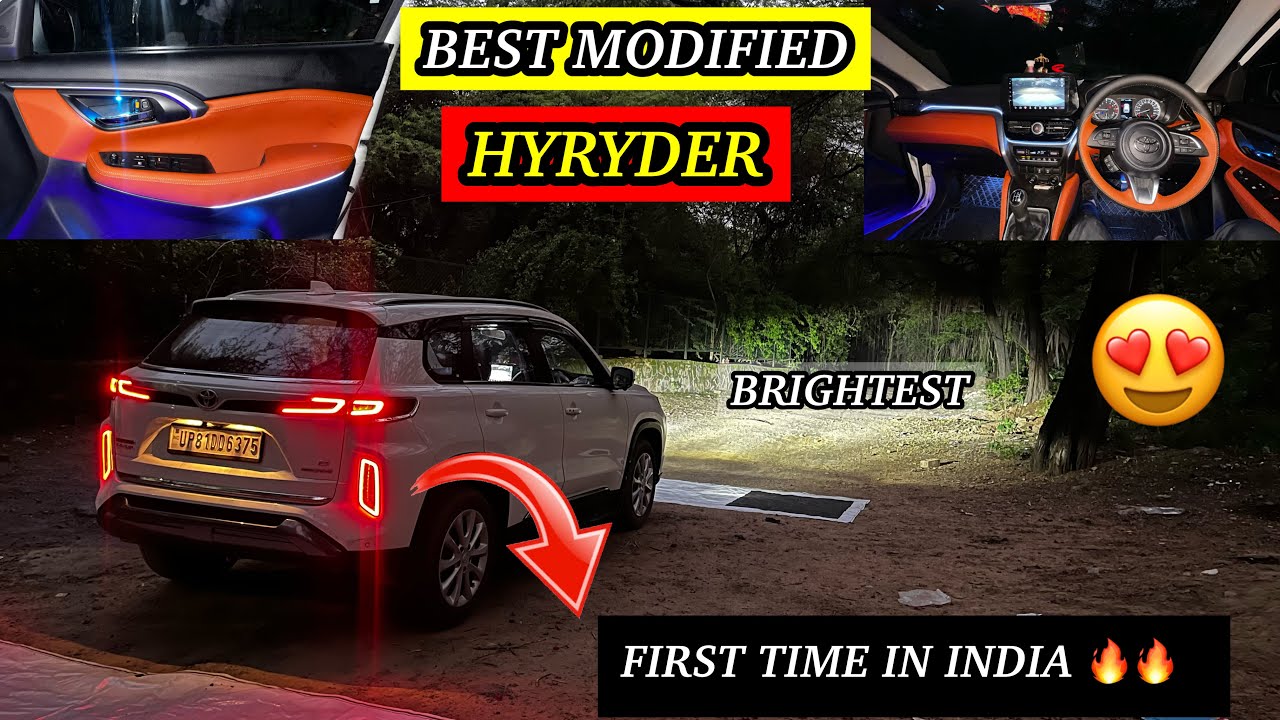 Hyryder Modified BASE TO TOP MODEL Grand Vitara Modified | Alloys ...