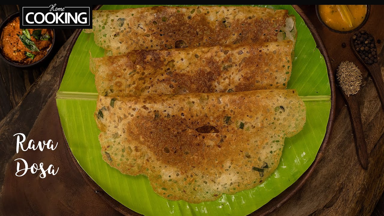 How to Make a Restaurant-Style Crispy Rava Dosa at Home! - The Perfect ...