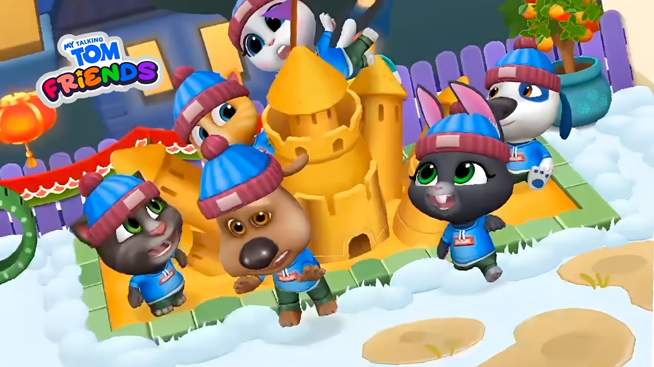 Tom Friends Made A Mud House - They Are Playing And Enjoying Together ...