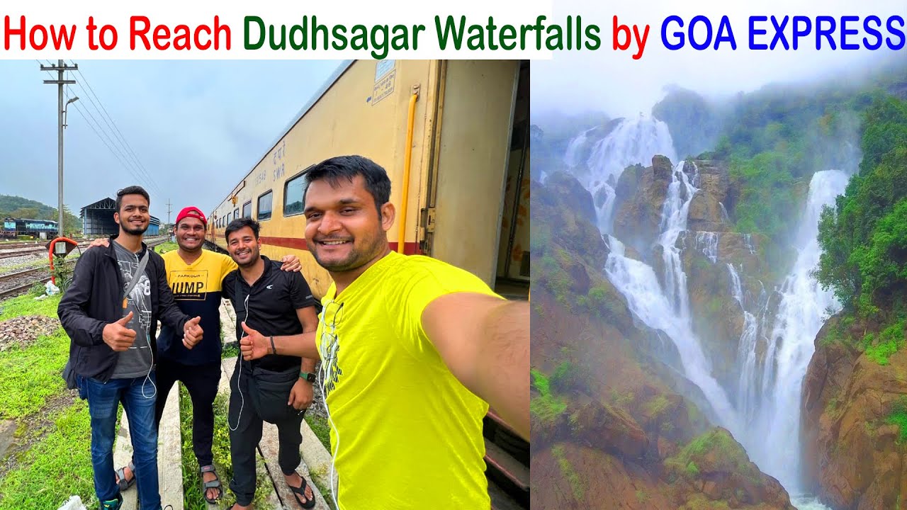DUDHSAGAR WATERFALLS by Train ....How to travel Dudhsagar Waterfall ...