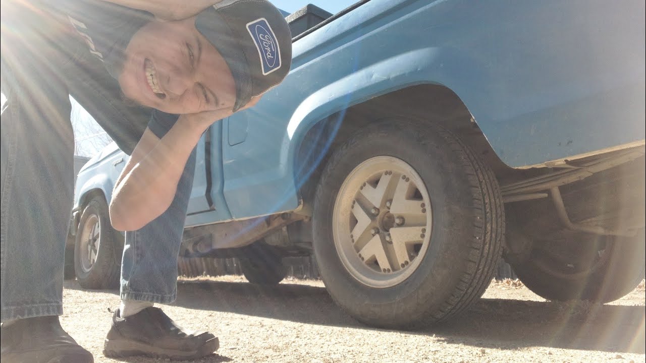 Another joy ride in the open header straight pipe ford ranger 2.3L ...