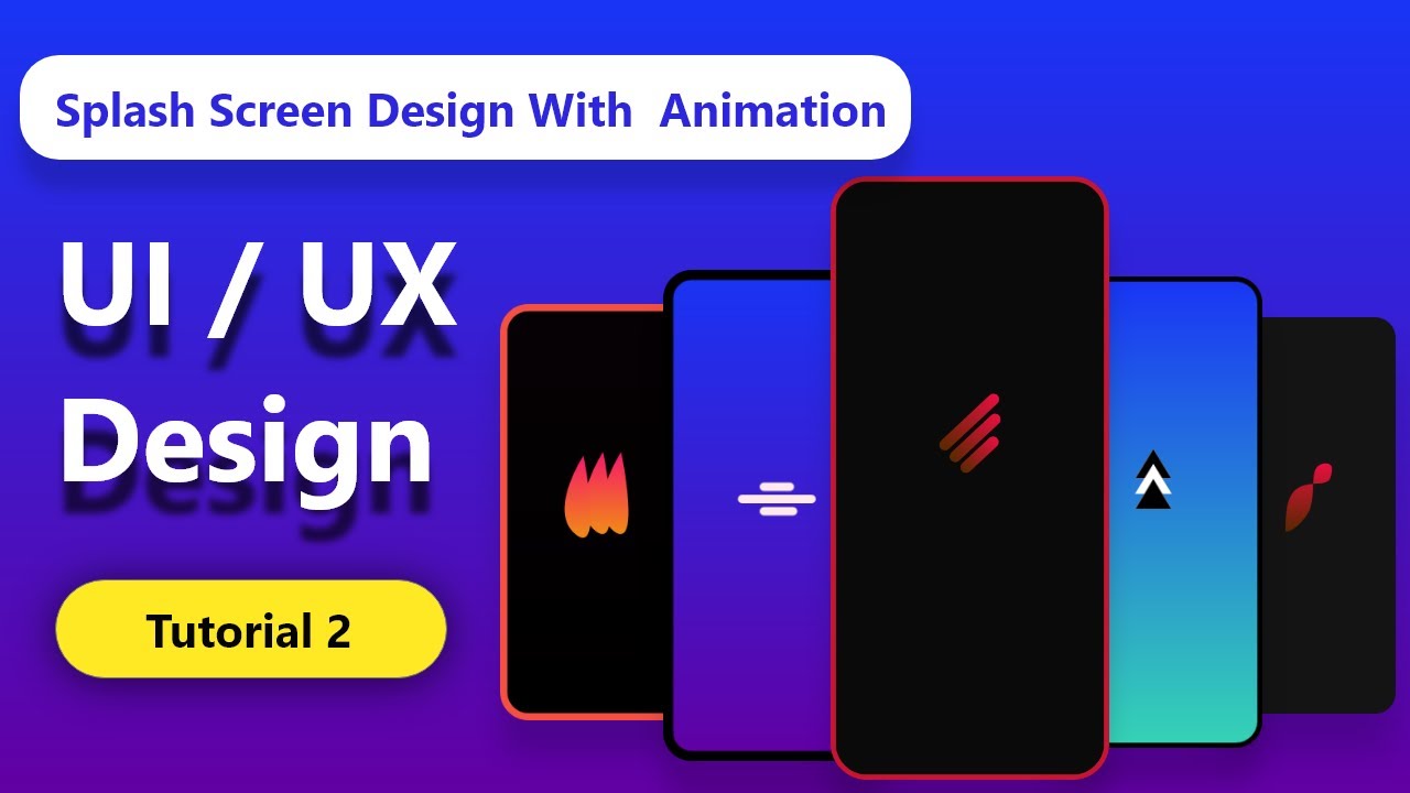How To Design An App Splash Screen With Auto Animation | Adobe XD ...