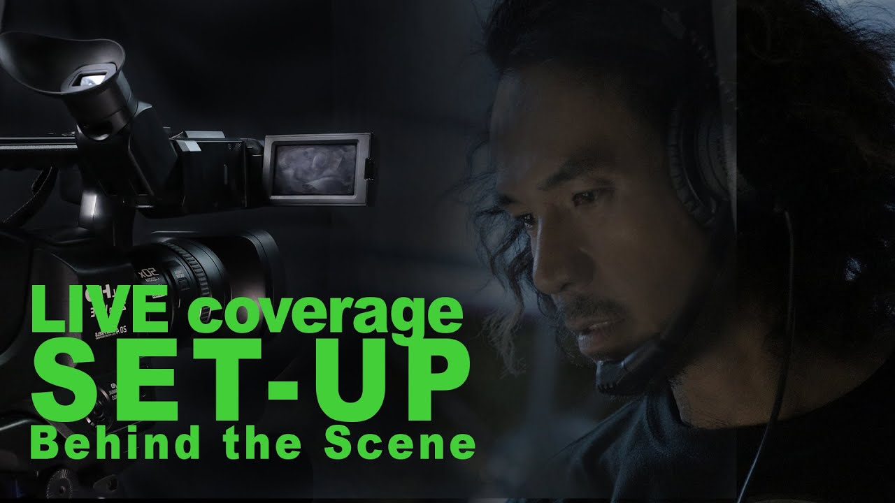 LIVE Coverage Set up Behind the Scene - YouTube