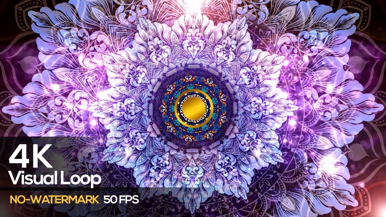 4K VISUAL LOOP ANIMATION RESOLUME (VJ LOOP) - MANDALA ART | INDIAN ...