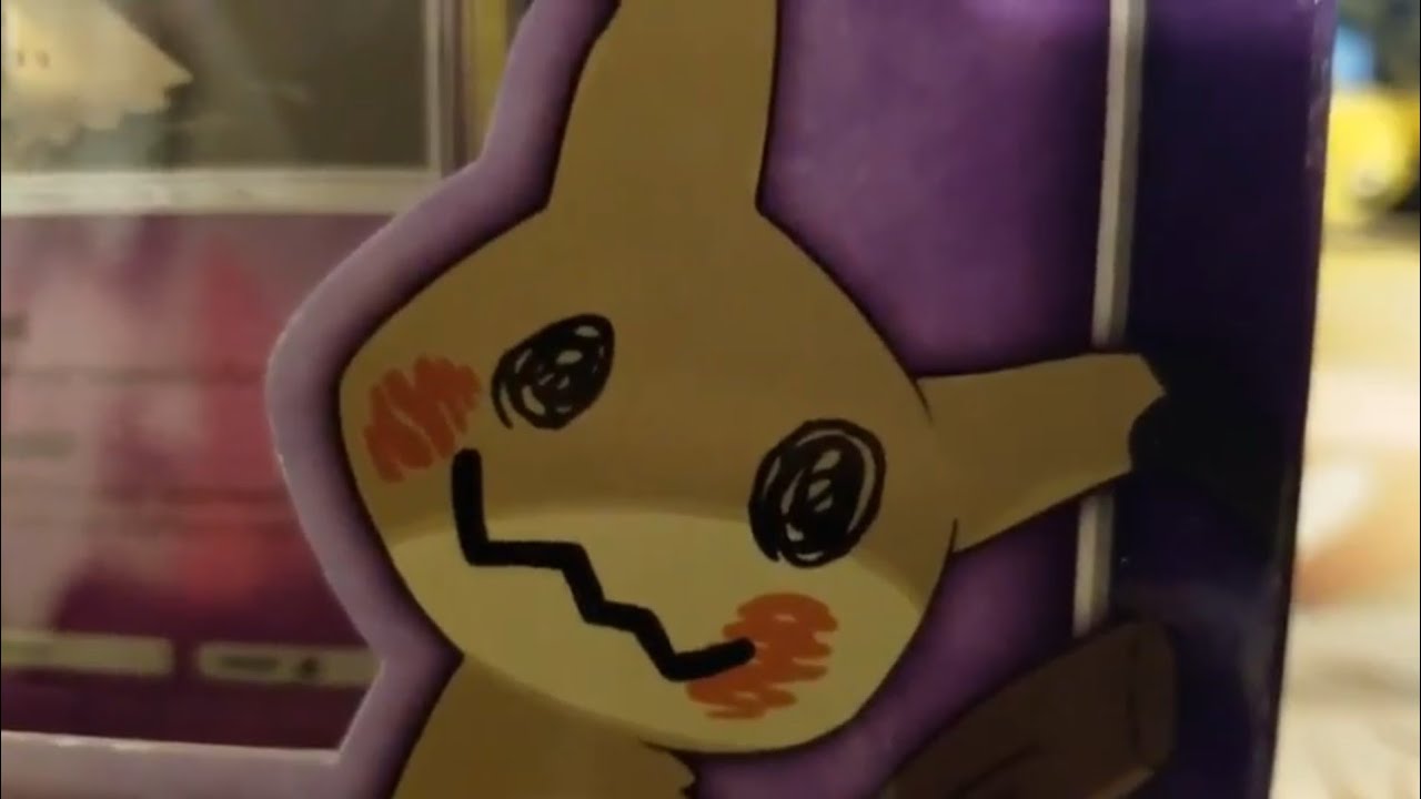 Opening the Mimikyu pin box - YouTube