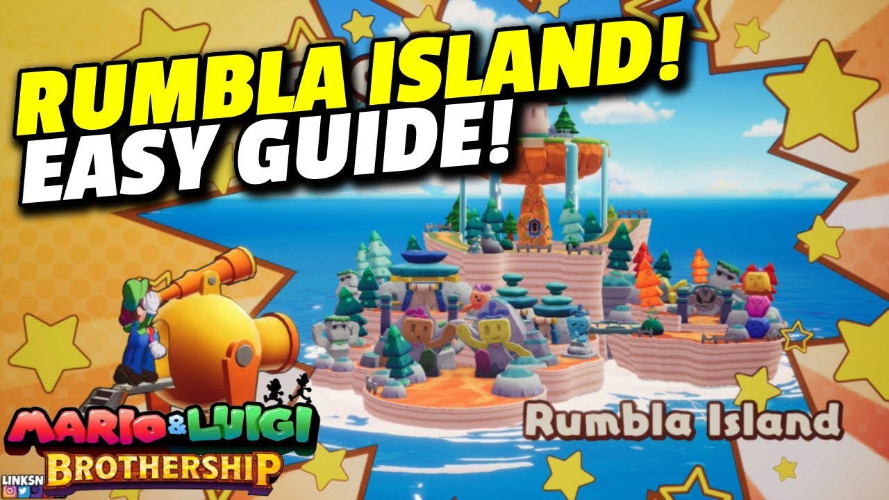 Mario & Luigi Brothership | Rumbla Island Easy Guide! - YouTube