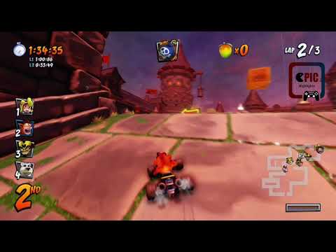 CTR Crash Team Racing Cortex Castle Gameplay - YouTube