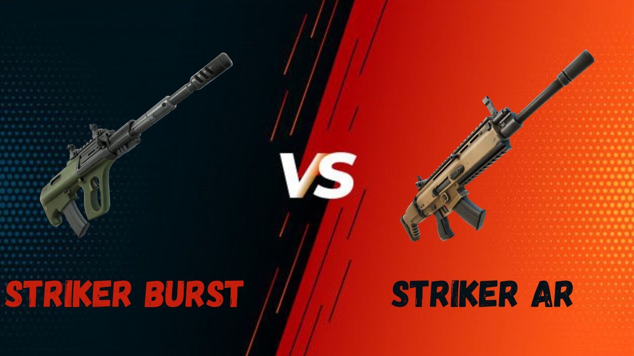 Fortnite - Striker Burst AR Vs Striker AR - YouTube
