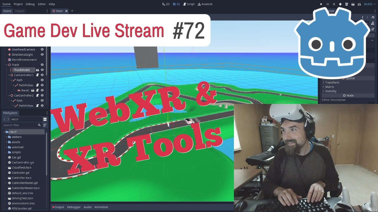 Game Dev Stream #72 - WebXR & XR Tools - YouTube