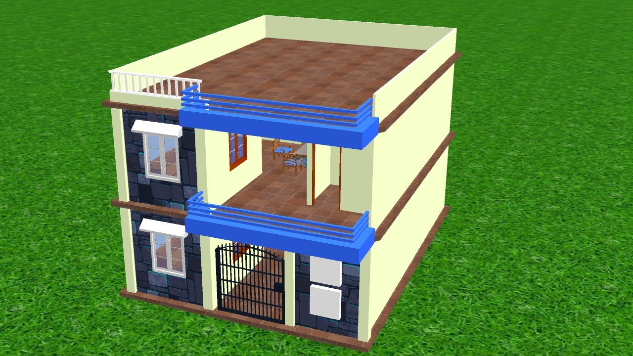 26 x 35 Home Design With Car Parking |3BHK HOUSE PLAN | 26 x 35 House ...