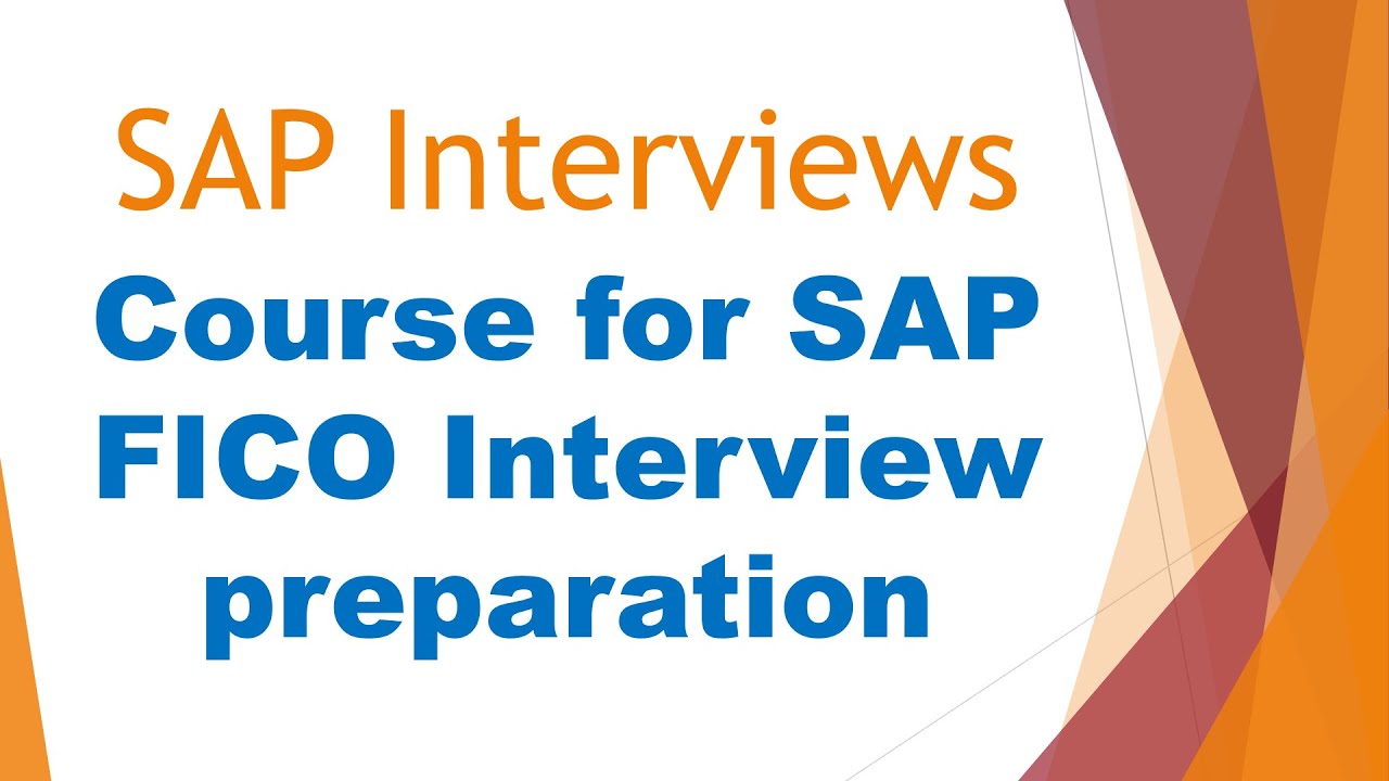 Video 19: SAP FICO Job Interview Preparation Course - YouTube