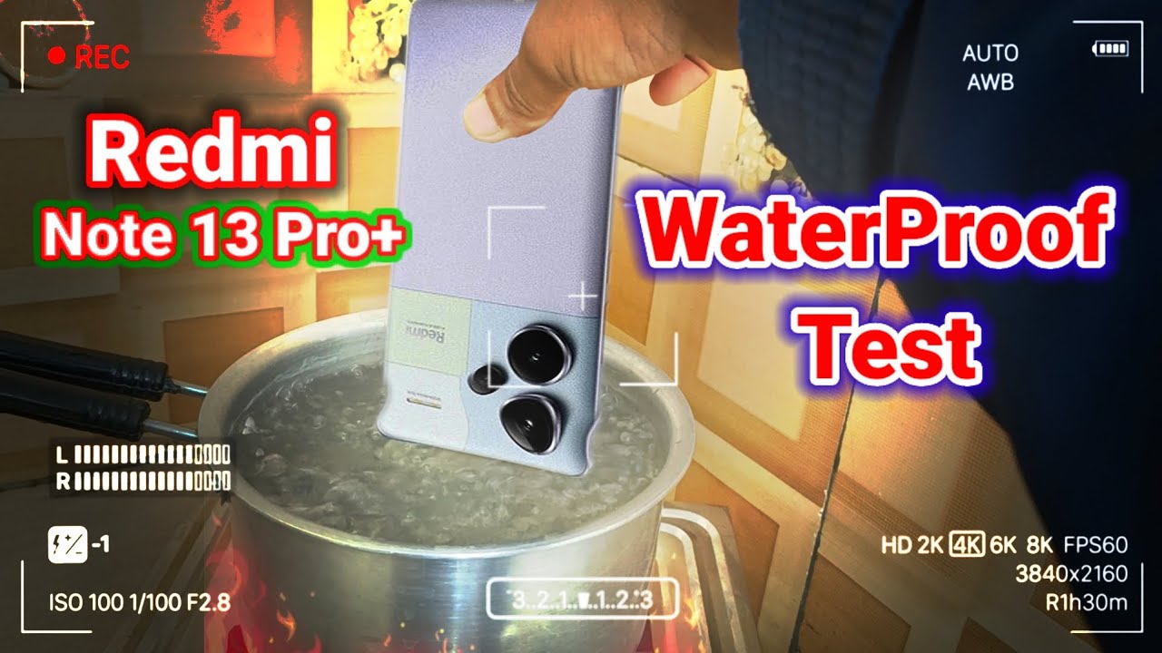 Redmi Note 13 Pro Plus 5G Waterproof Hai Ya Nhi ?Note 13 pro+ IP68 Test ...