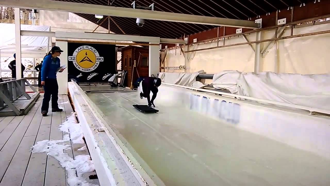 Anthony Watson - Skeleton sliding school 2013 - YouTube