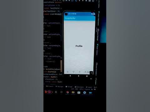 App With Flutter 🔥 ️ #app #asmr #coding #shortsvideo #flutter - YouTube