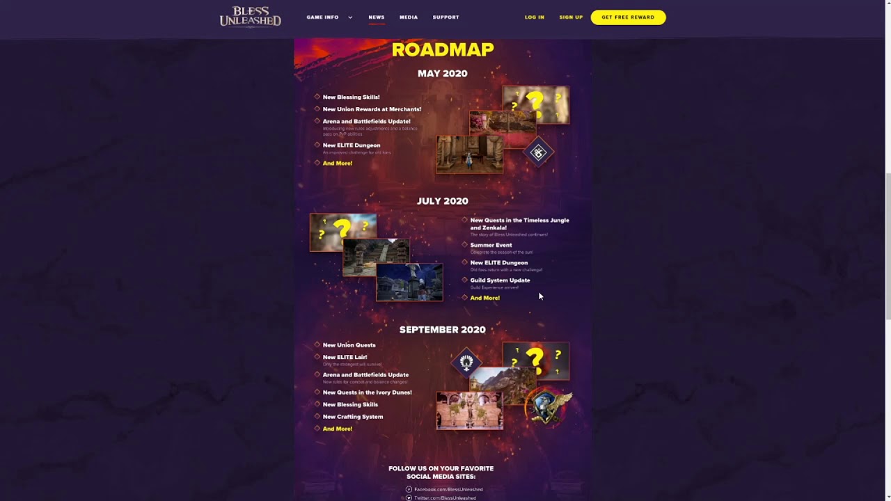 Bless Unleashed 2020 RoadMap Released/ Possible Spring Release Date ...