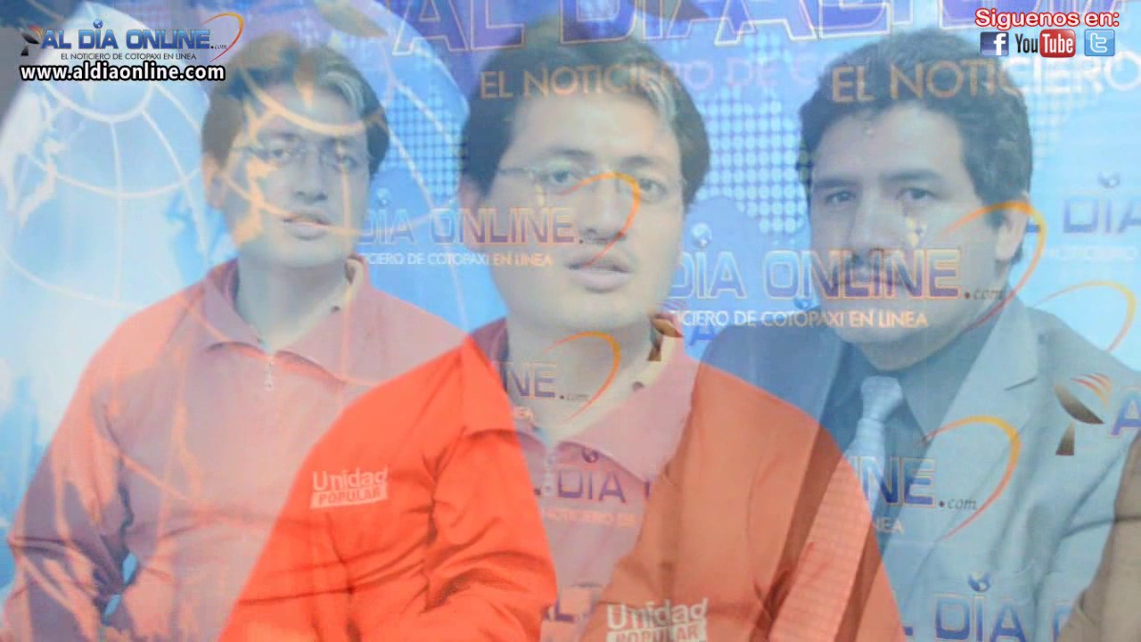 PAUL JÁCOME CANDIDATO UNIDAD POPULAR - YouTube