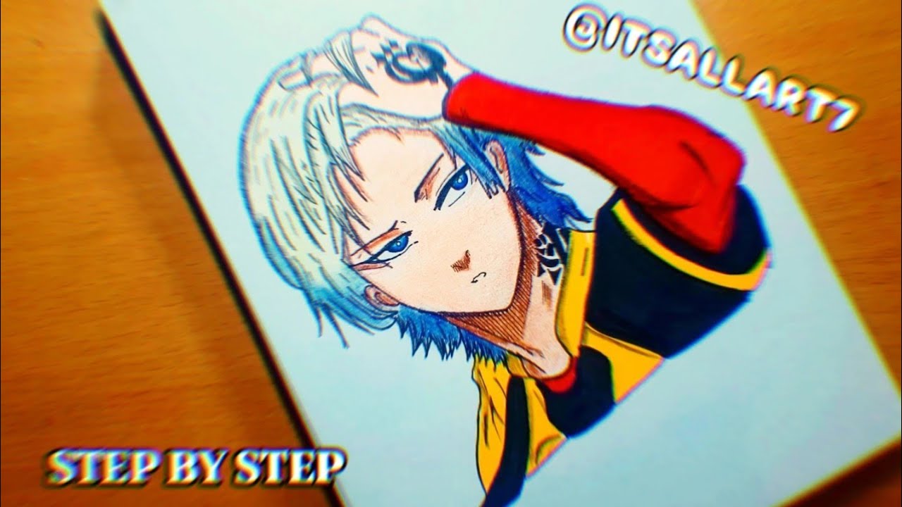 How to Draw Michael Kaiser from Blue Lock | Step-by-Step Full Body ...