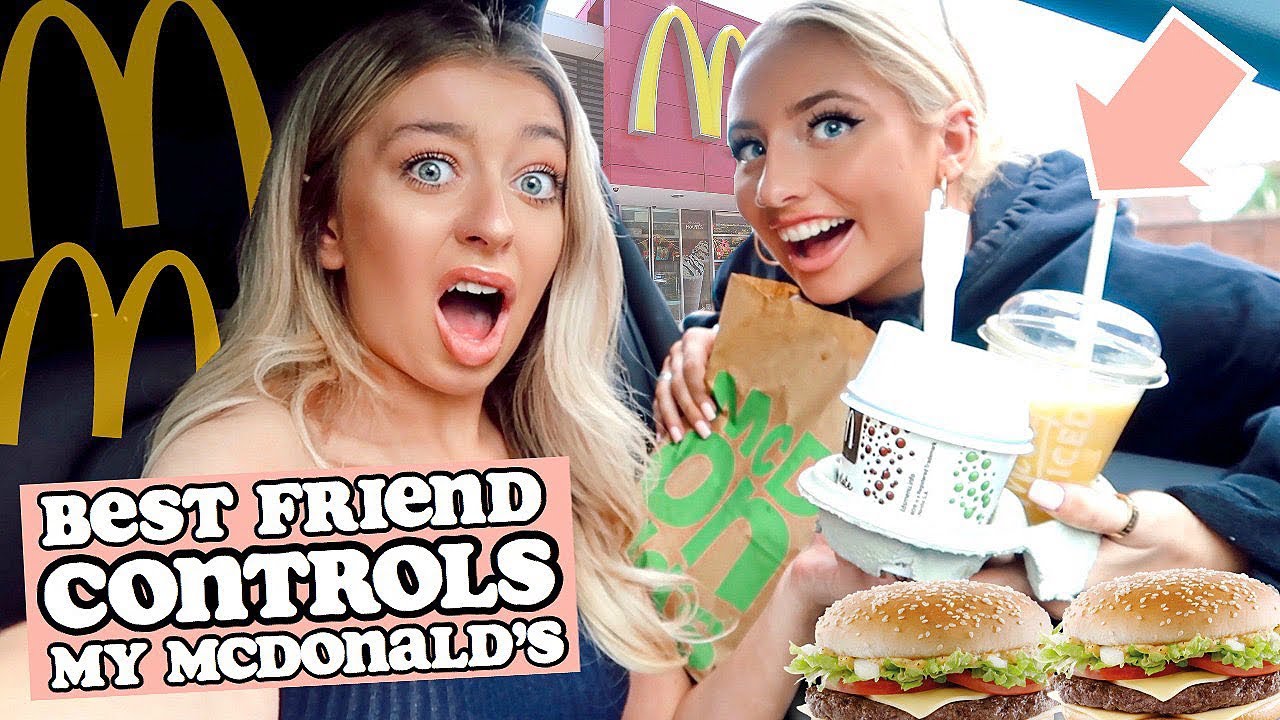 Best Friend CONTROLS my MCDONALDS Order for 24 HOURS! - YouTube