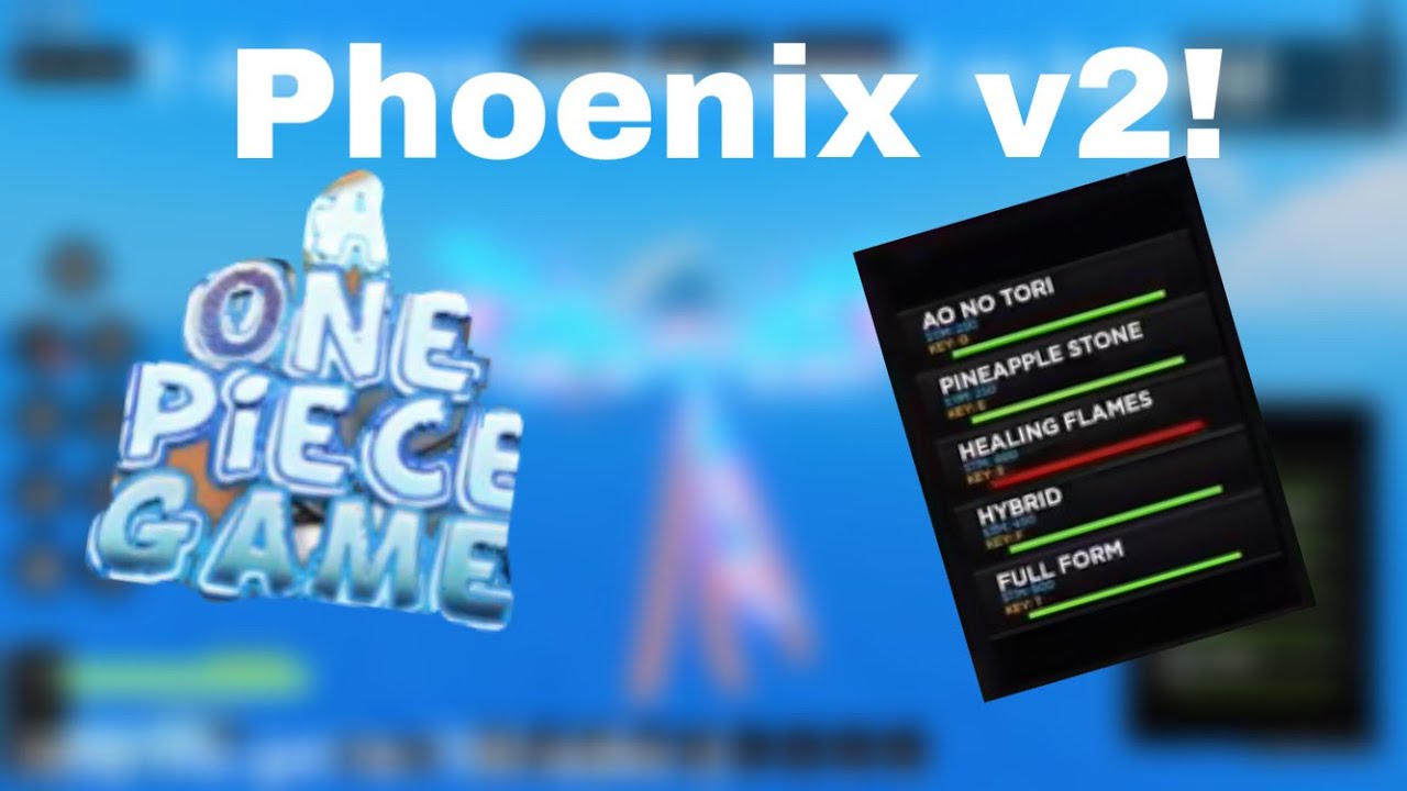 PHOENIX V2 SHOWCASE + HOW TO GET IN AOPG/A 0NE PIECE GAME! (ROBLOX ...
