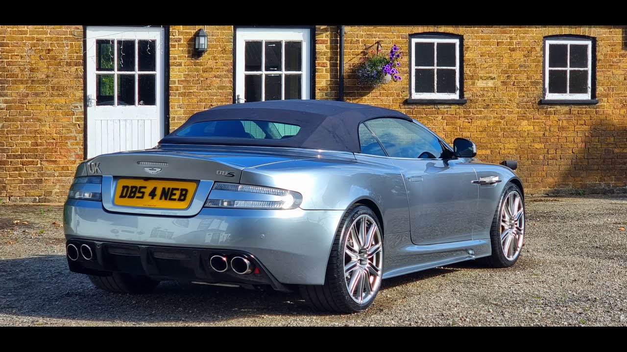 Aston Martin DB9 decat with Vanquish S rear box - YouTube