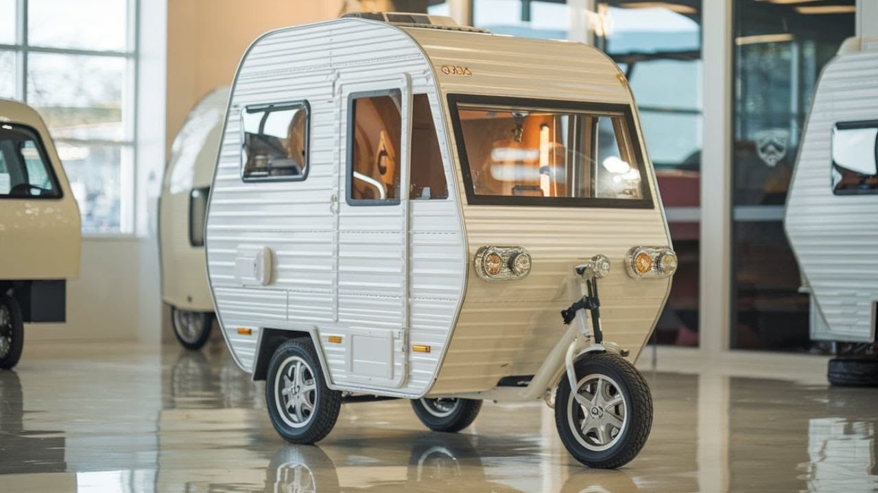 Living 🚙Big in a Tiny Trike Camper – Meet the Tiny Tri! - YouTube