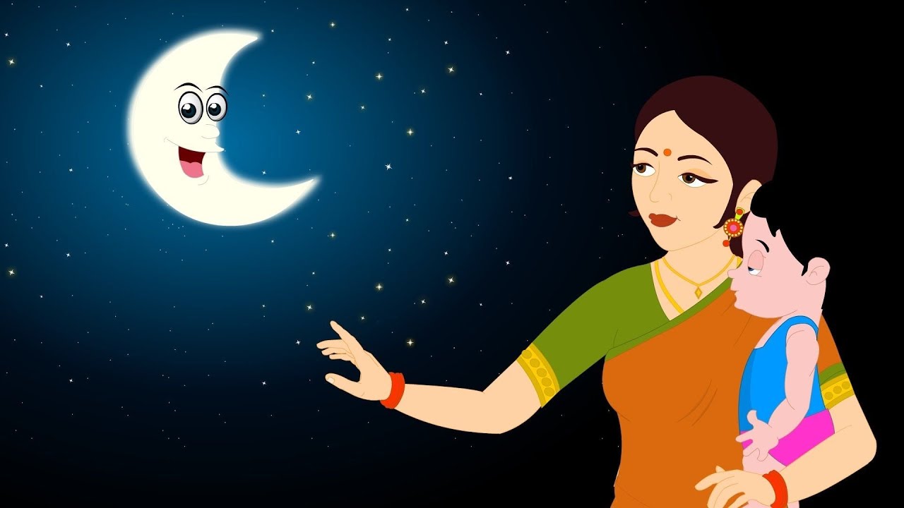 chanda mama door ke poem | hindi rhymes | hindi poems | - YouTube