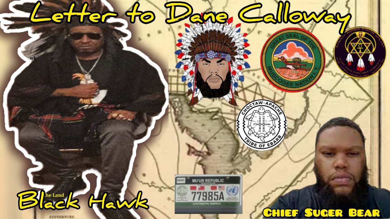 Letter to "Dane Calloway" Call Sign Chief Black Hawk # ...